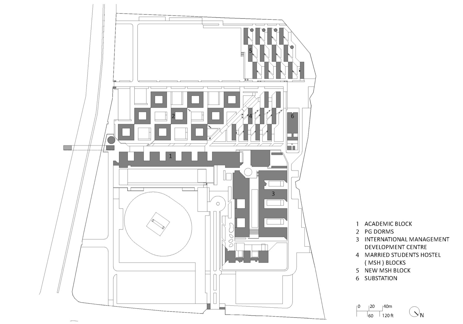 New Campus Indian Institute of Ahmedabad by Architect Bimal Patel