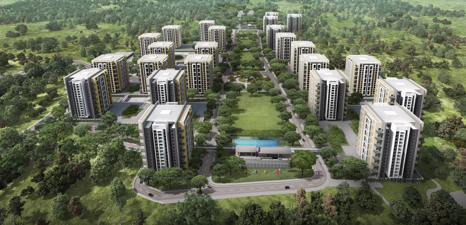 Manas Lake Development at Pune, by Salil Ranadive Architects