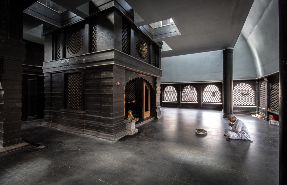 Poetry in light - Maruti Mandir at Kalwan, Nashik by Shailesh Devi ...