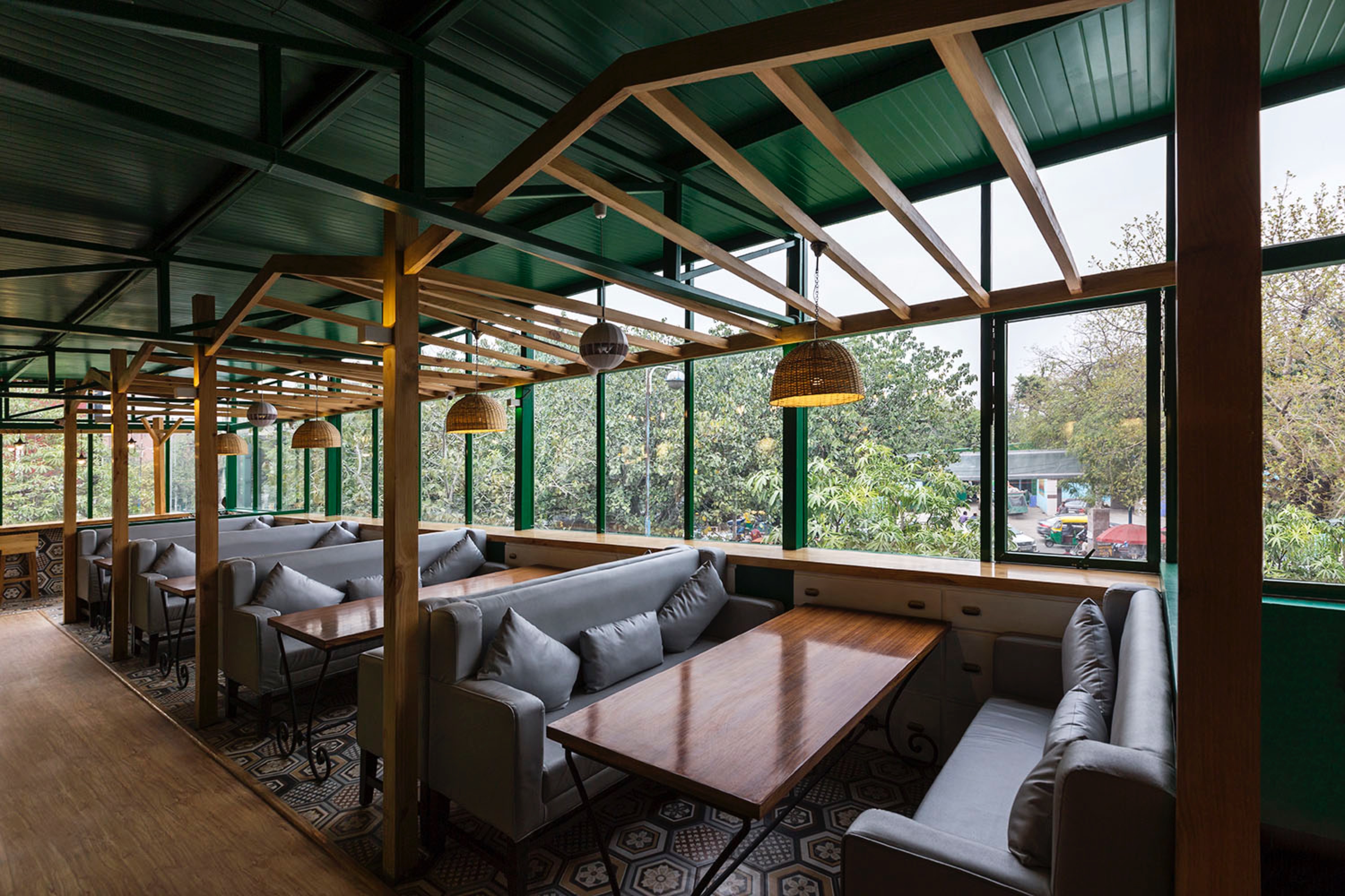 Hwealth Cafe at New Delhi, by Studio Bipolar - ArchitectureLive!
