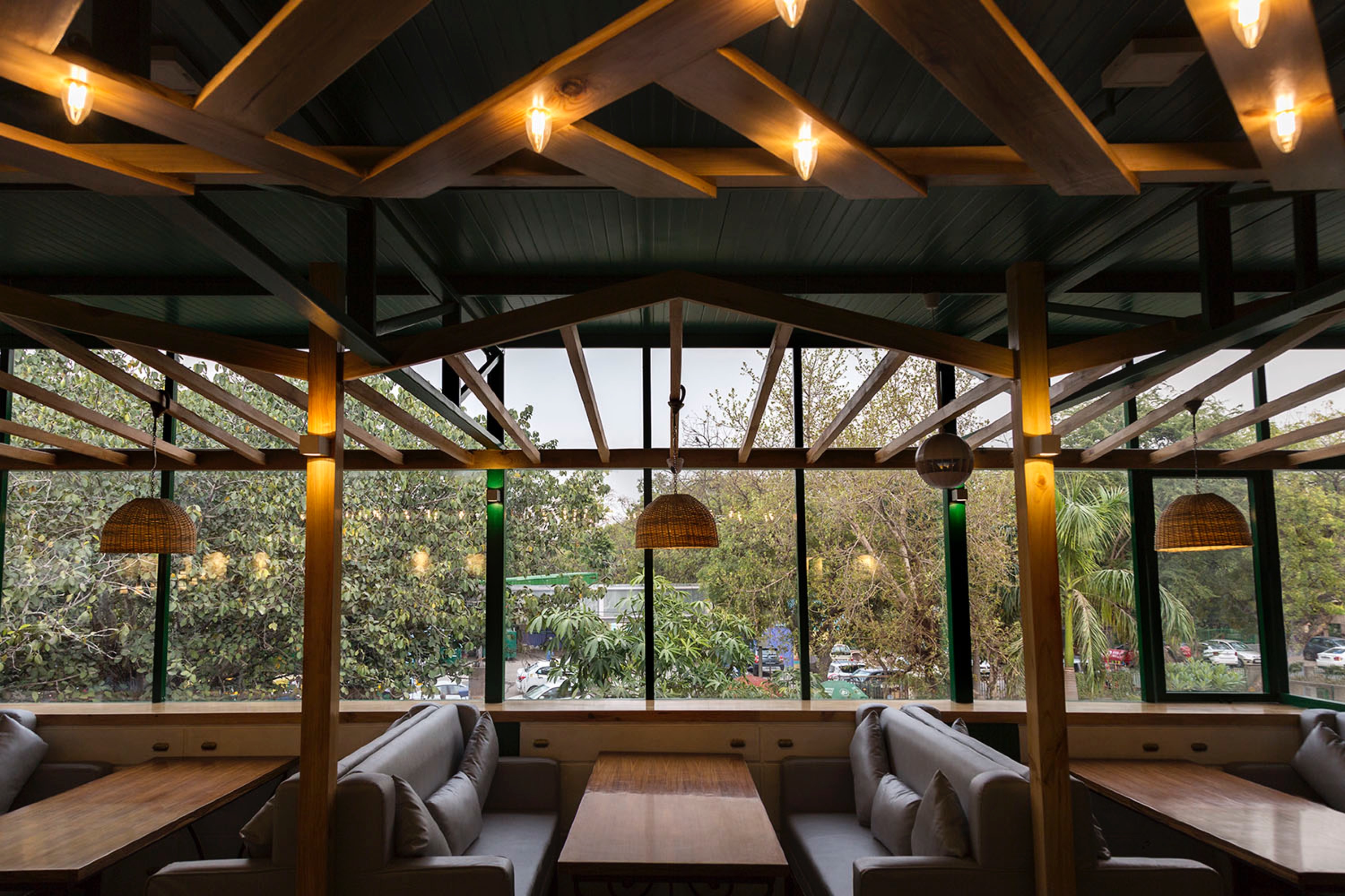 Hwealth Cafe at New Delhi, by Studio Bipolar - ArchitectureLive!