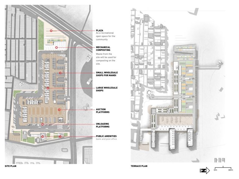B.Arch Thesis - Urban Mandi, A wholesale food market at Delhi, by ...