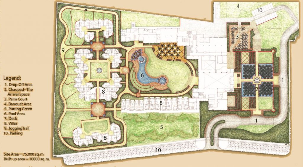 Landscape Design for Le Meridian Hotel at Jaipur, by NMP Design Pvt. Ltd.