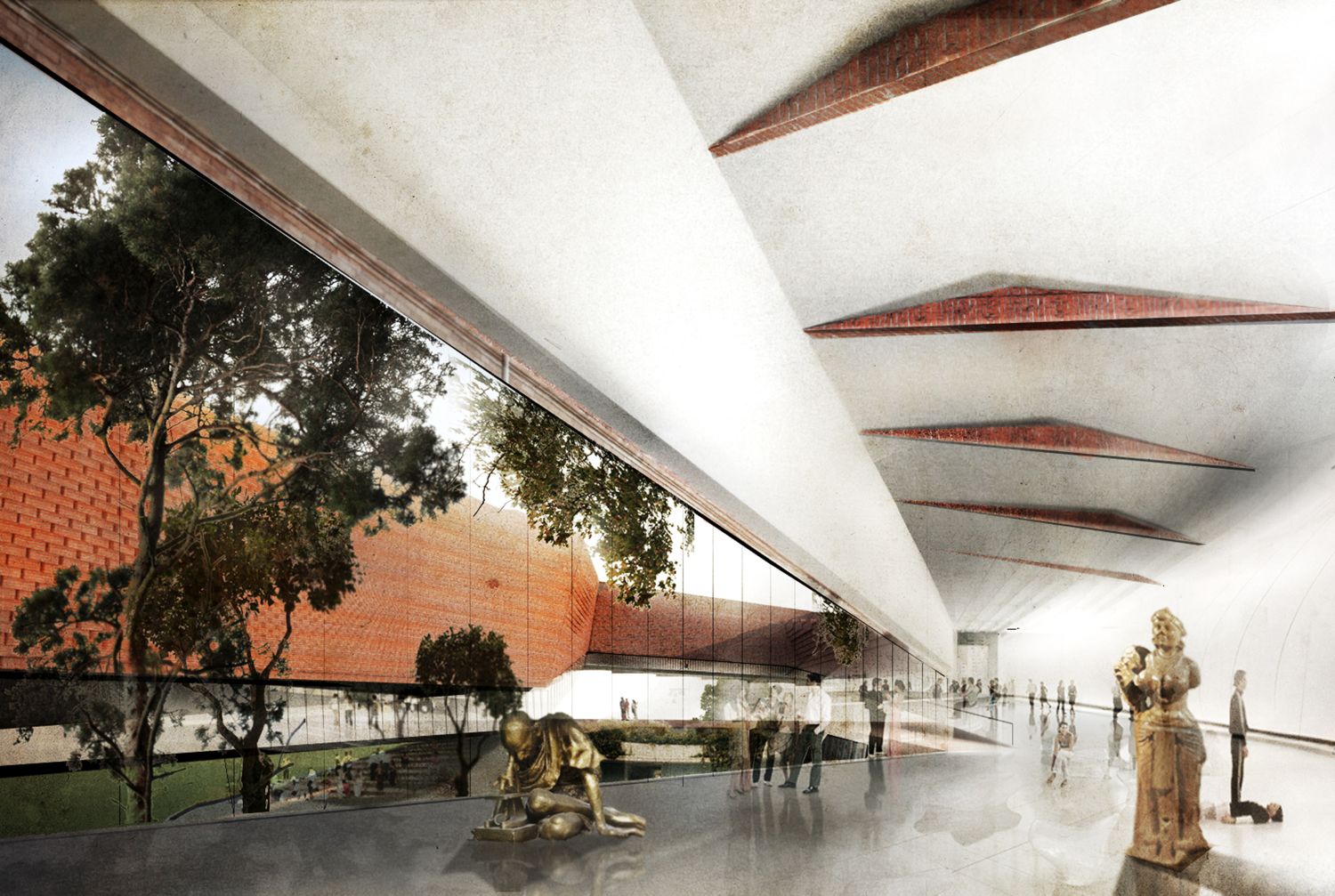 Bihar Museum at Patna, by Snøhetta and SpaceMatters - ArchiSHOTS ...