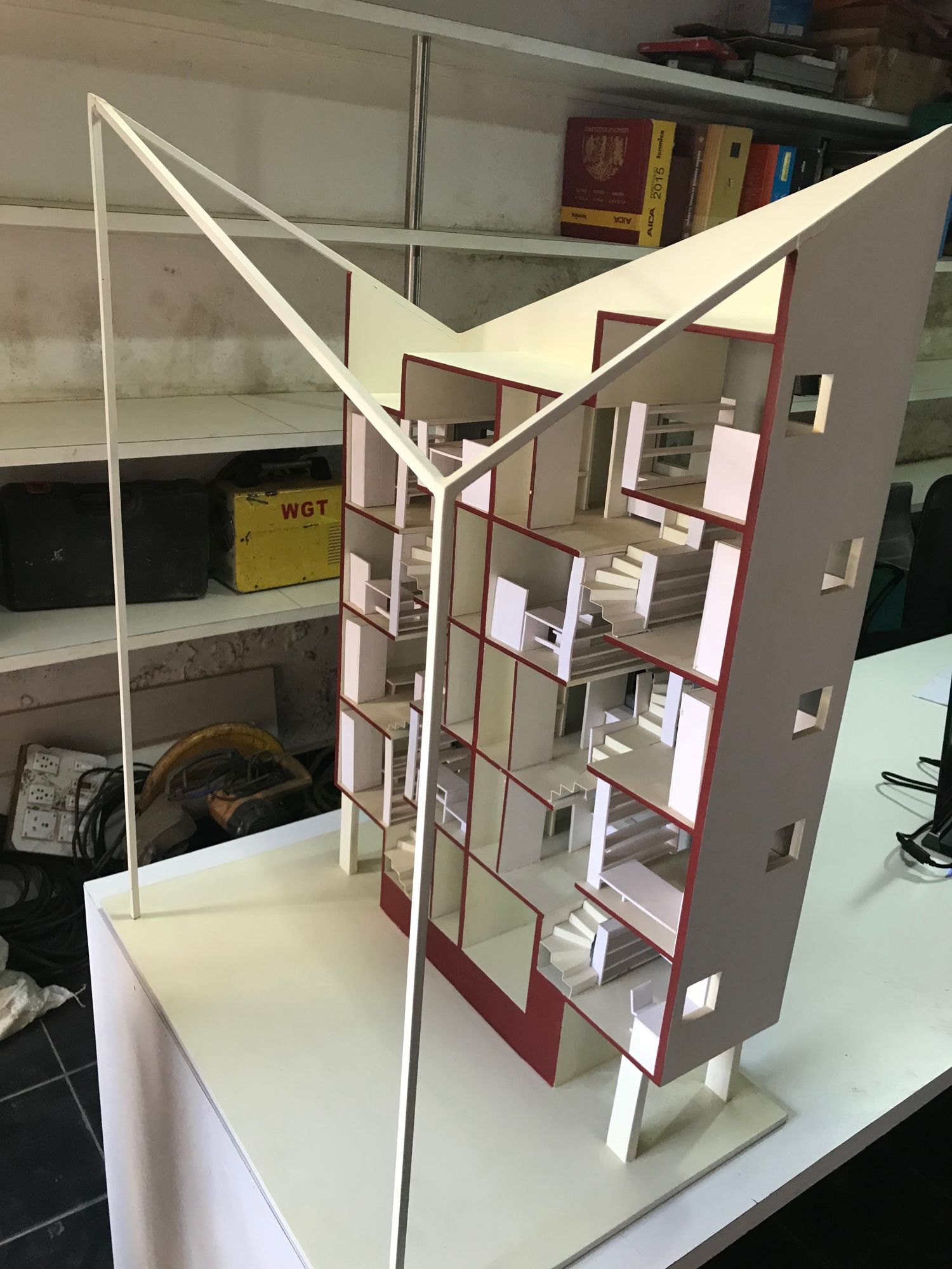 Stacked Student Housing at Belgaum, by Thirdspace Architecture Studio