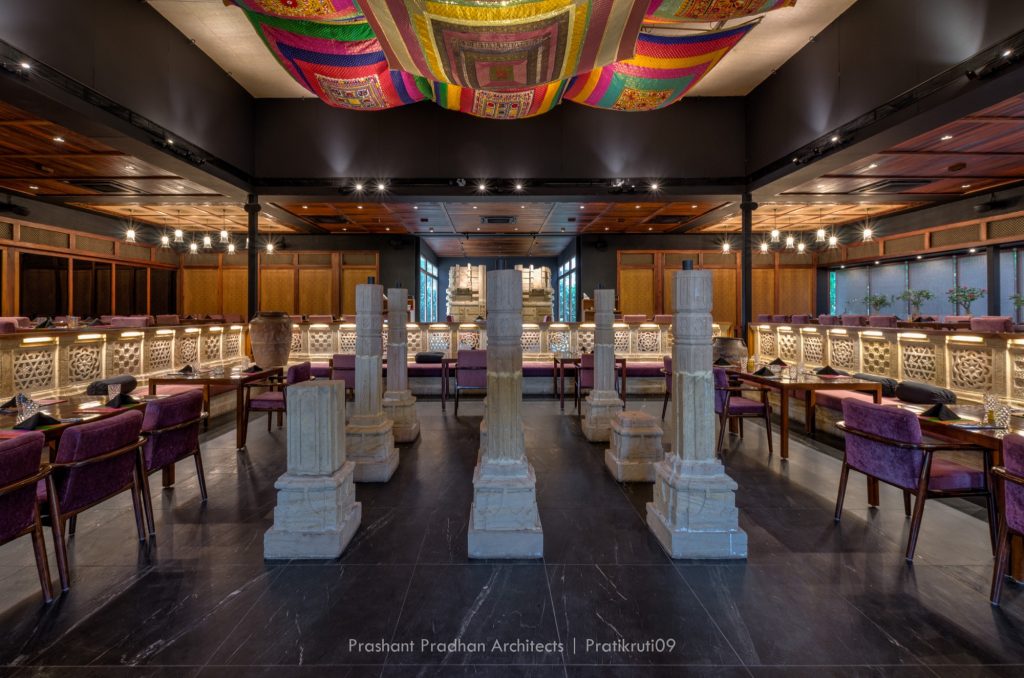 Rangeen, restaurant at Ahmadabad, by Prashant Pradhan Architects ...