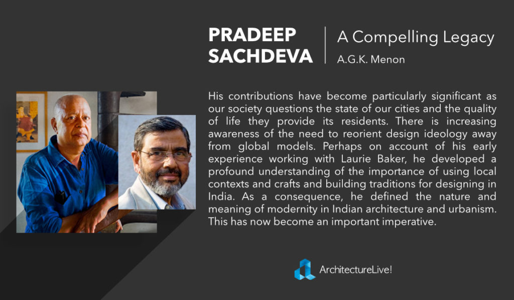 Pradeep Sachdeva: A Compelling Legacy. Tribute by AGK Menon ...