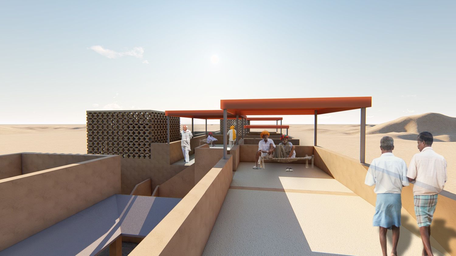 Transient Housing for Truck Drivers in Sarjapur, Rajasthan by RC ...