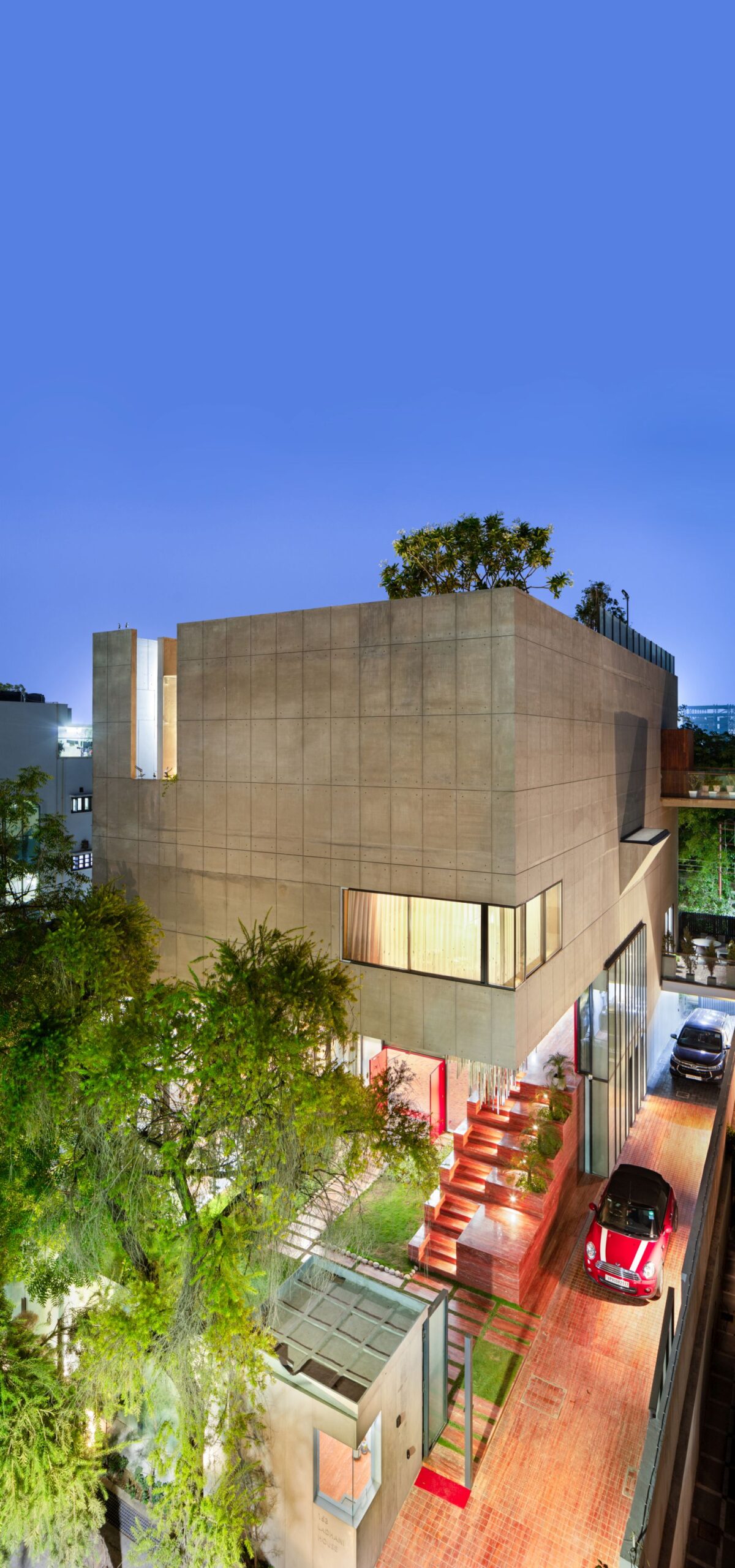 Ladhani's Residence, A Hanging House at Noida, by Archohm Consults ...