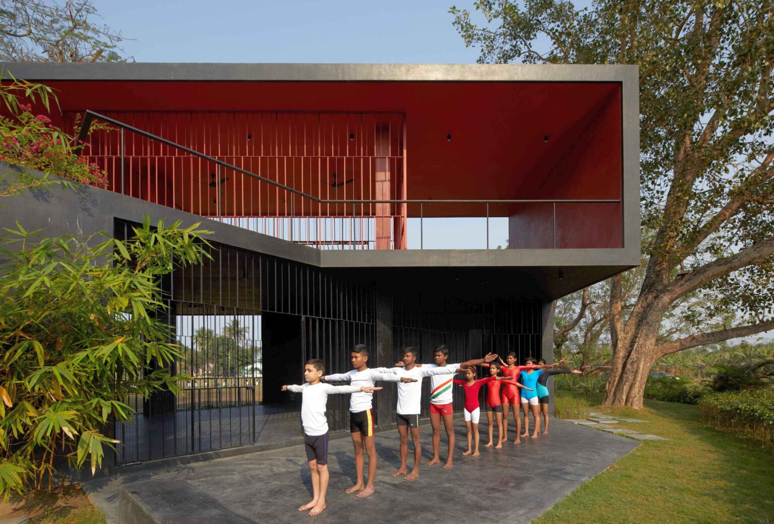 Waterfront Clubhouse, Adisaptagram, West Bengal, by Abin Design Studio ...
