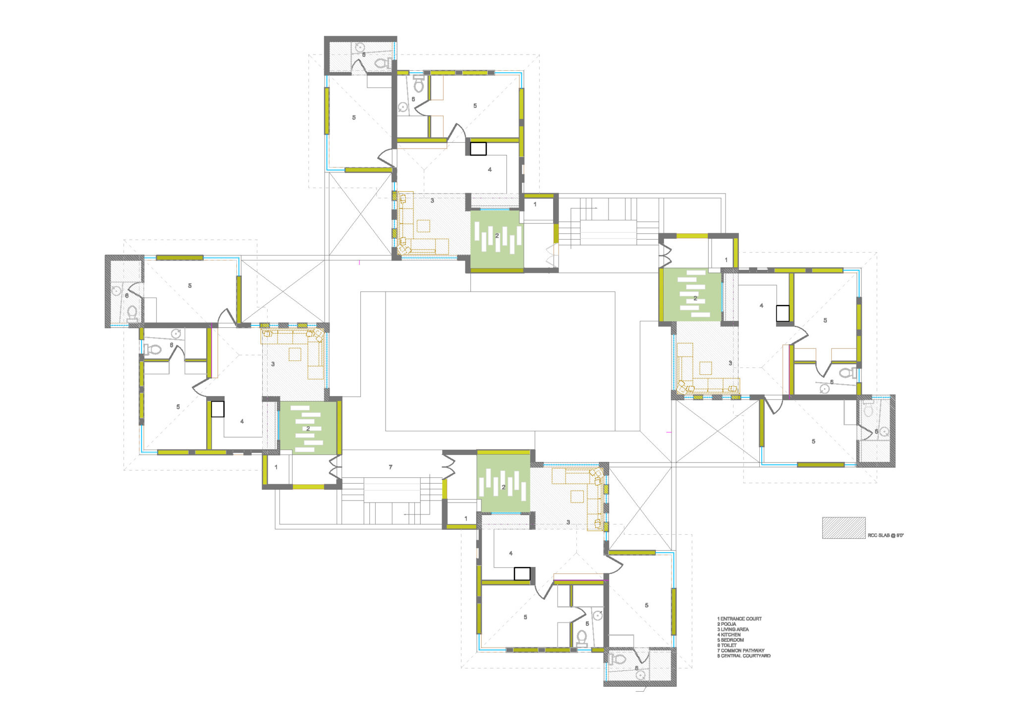 BGIS ISKCON: A low-cost ecological housing for teachers at Vrindavan ...