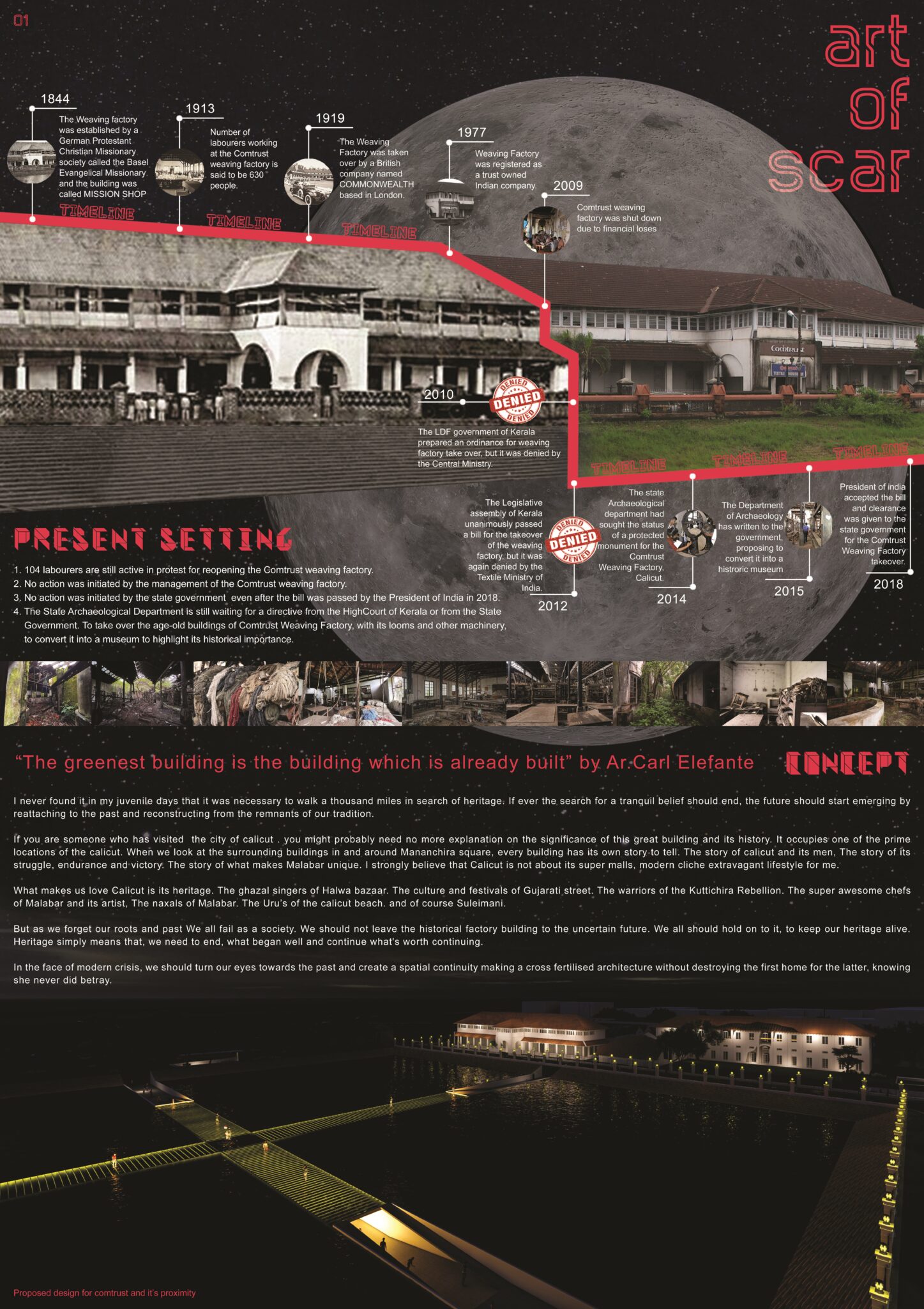 Art of Scar: Shortlisted Entry by Bees Design LAB | Reweave Kozhikode ...