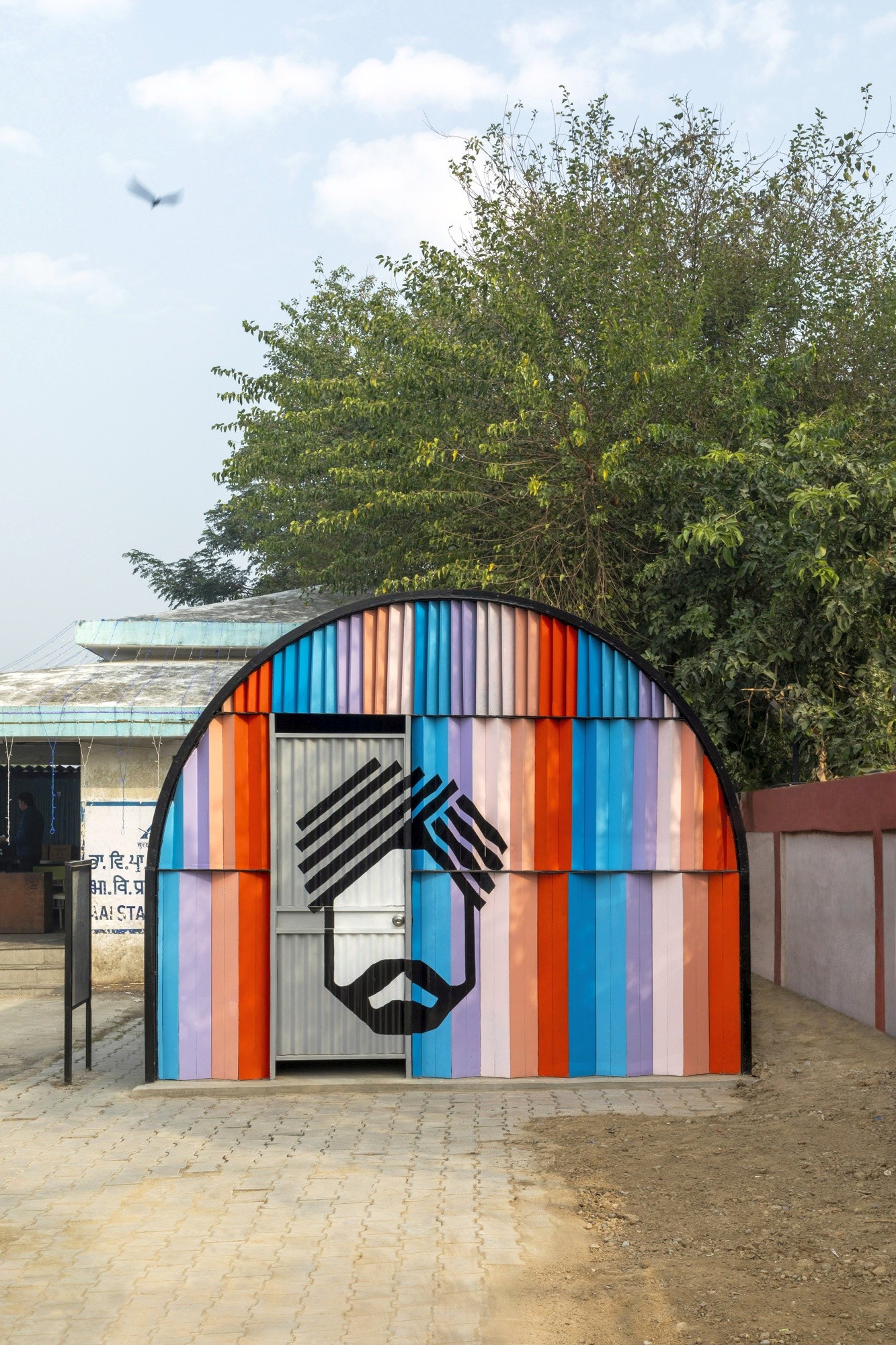A Toilet Module conceived out of 100% recycled sustainable building ...