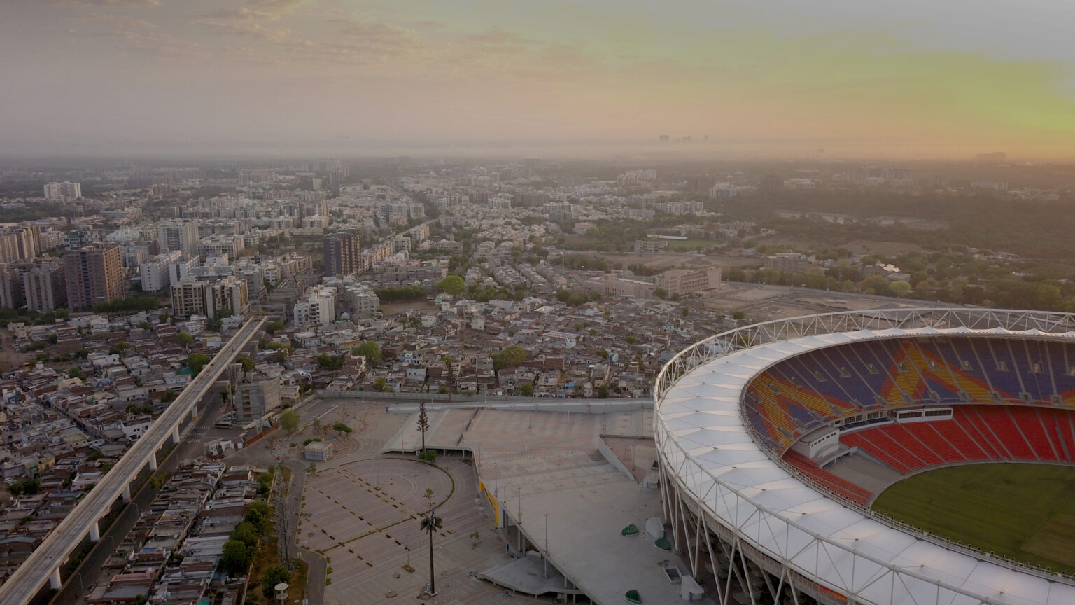 Narendra Modi Stadium, Gujarat, India, by Populous - ArchiSHOTS ...