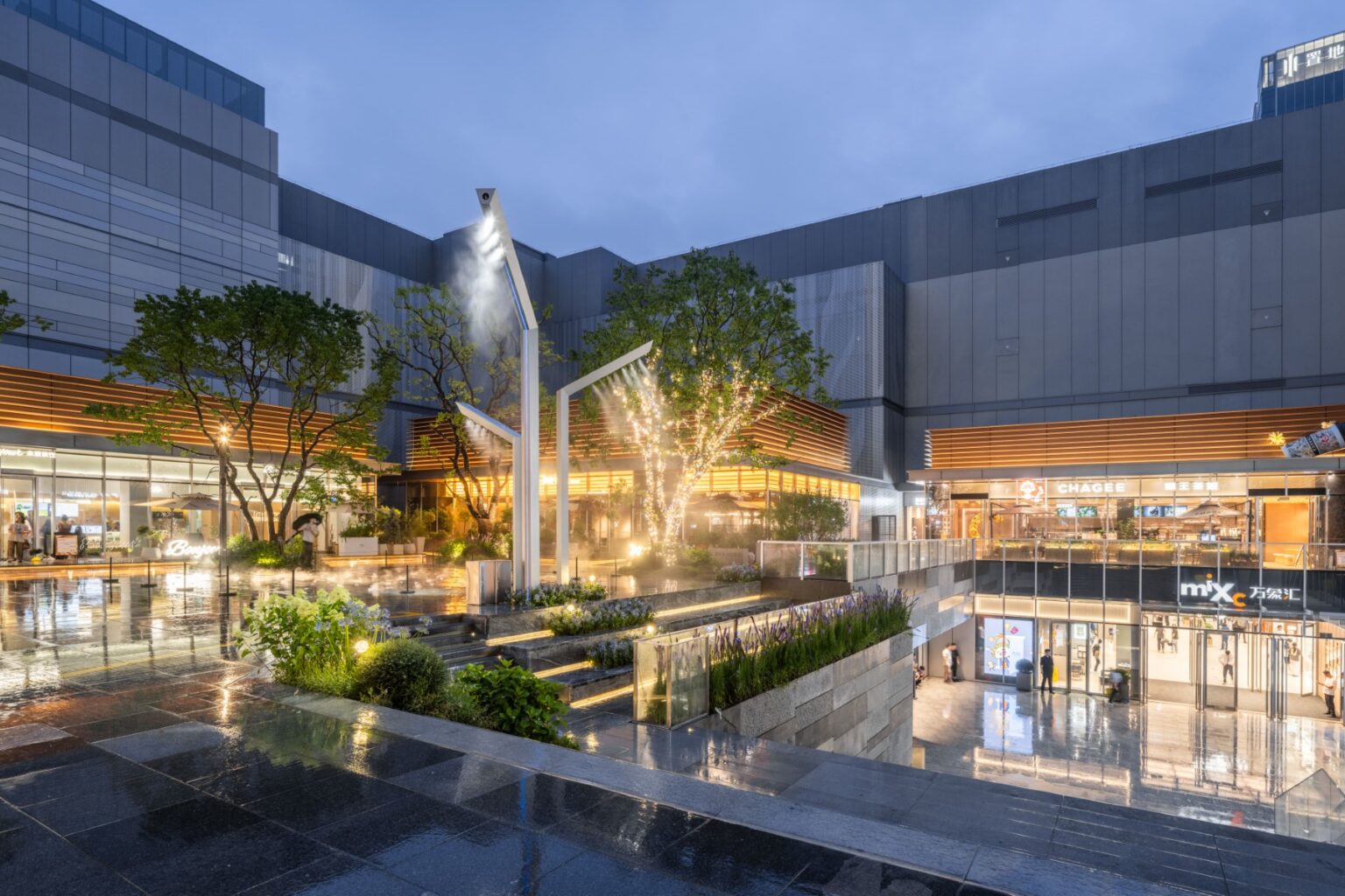 Tongxiang MixC Commercial Landscape Design, Tongxiang, China, by FLO Landscape Design (Shanghai ...