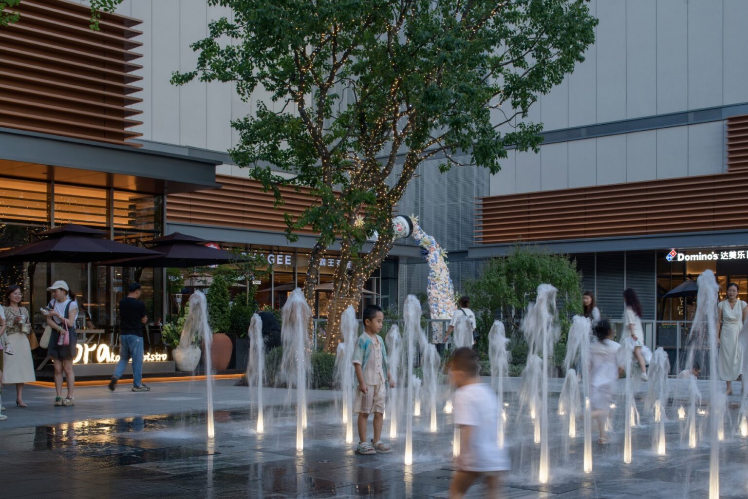 Tongxiang MixC Commercial Landscape Design, Tongxiang, China, by FLO Landscape Design (Shanghai ...