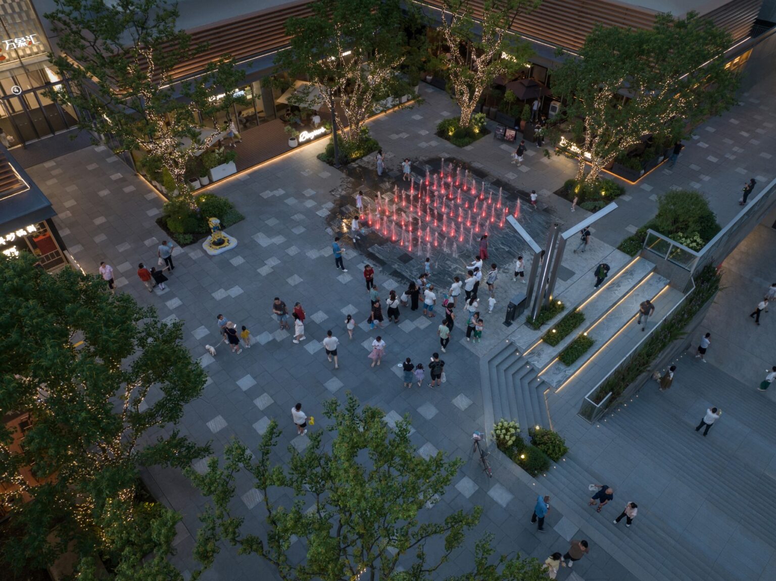 Tongxiang MixC Commercial Landscape Design, Tongxiang, China, by FLO Landscape Design (Shanghai ...