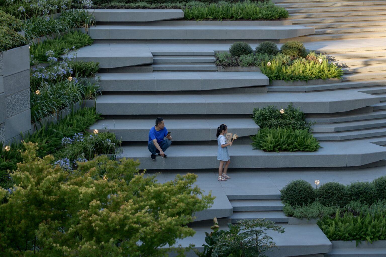 Tongxiang MixC Commercial Landscape Design, Tongxiang, China, by FLO Landscape Design (Shanghai ...
